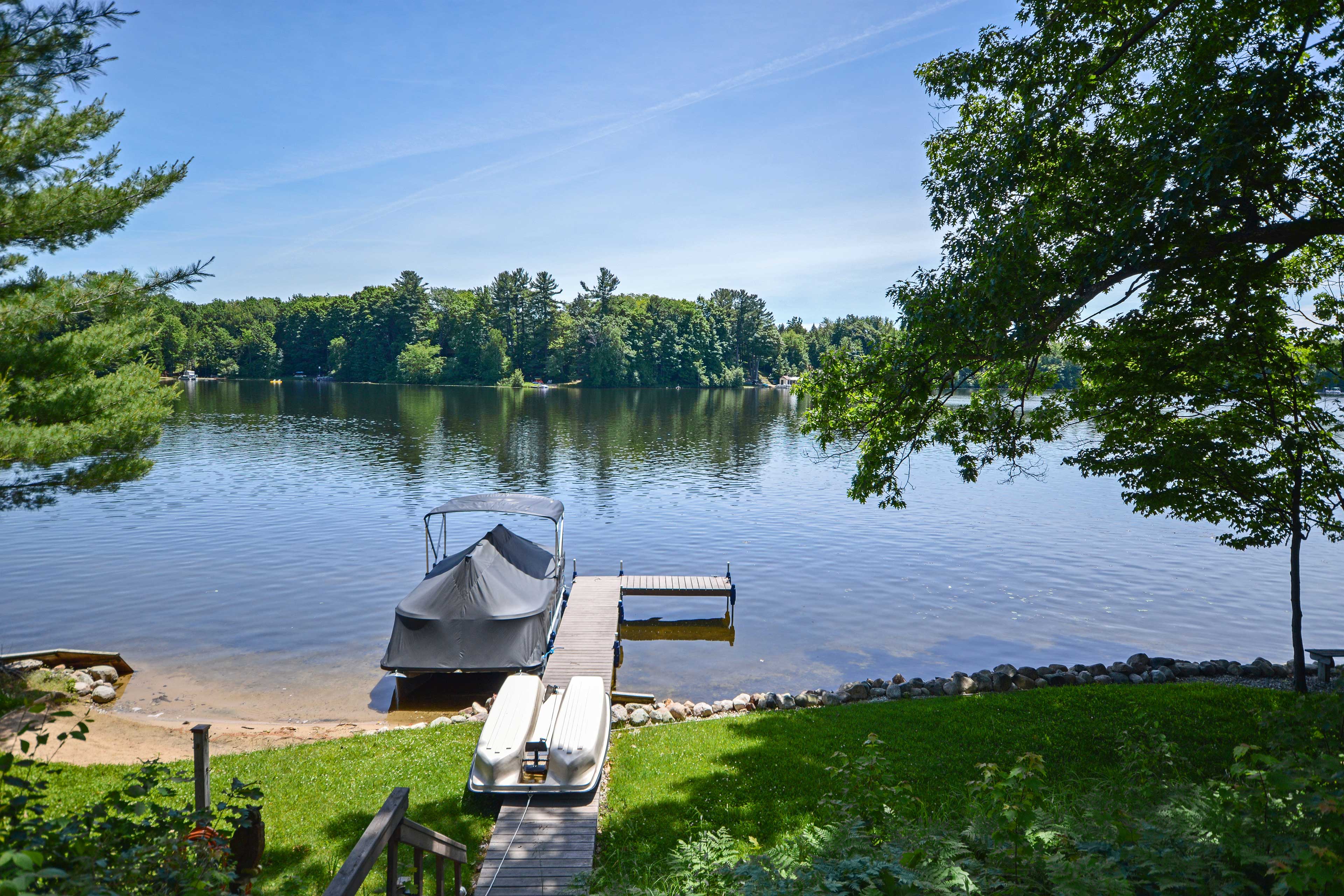 Waterfront Fife Lake Cottage: Dock, Kayak, Sunroom - Home Rental in ...