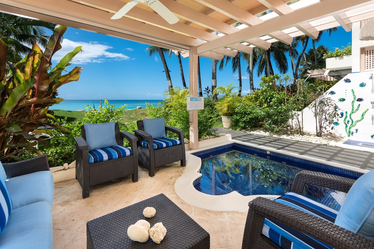 Private Beachfront Oasis - Reeds House 1 (3 bed) - Home Rental in Saint ...