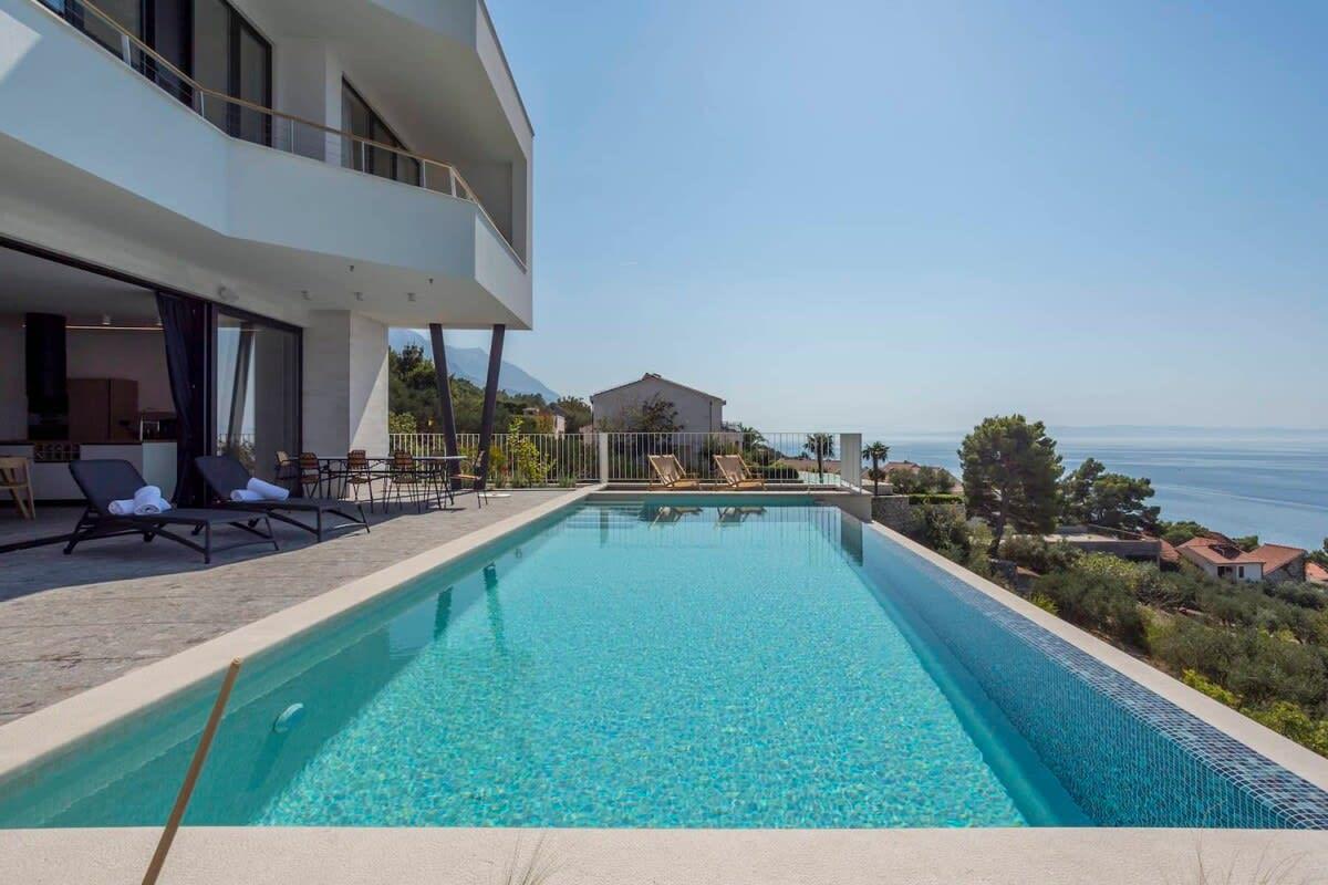 Perfect villa for privacy with views - Home Rental in Brela