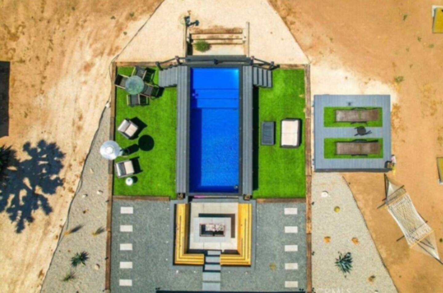 Desert Home w/ Container Pool, Hot Tub & Fire Pit - Home Rental in ...